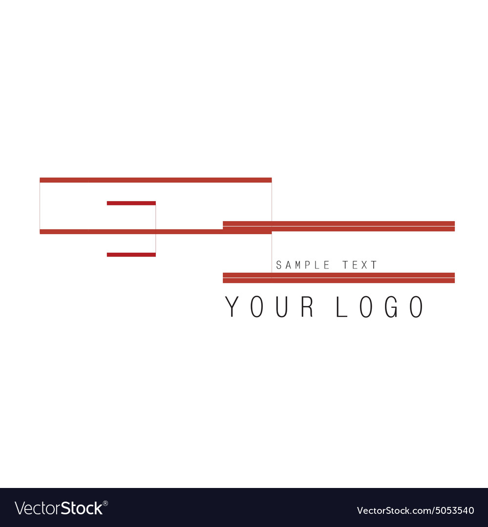 Logo 3 Royalty Free Vector Image - VectorStock