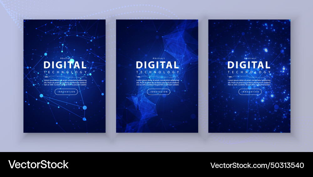 Poster brochure cover banner presentation layout Vector Image