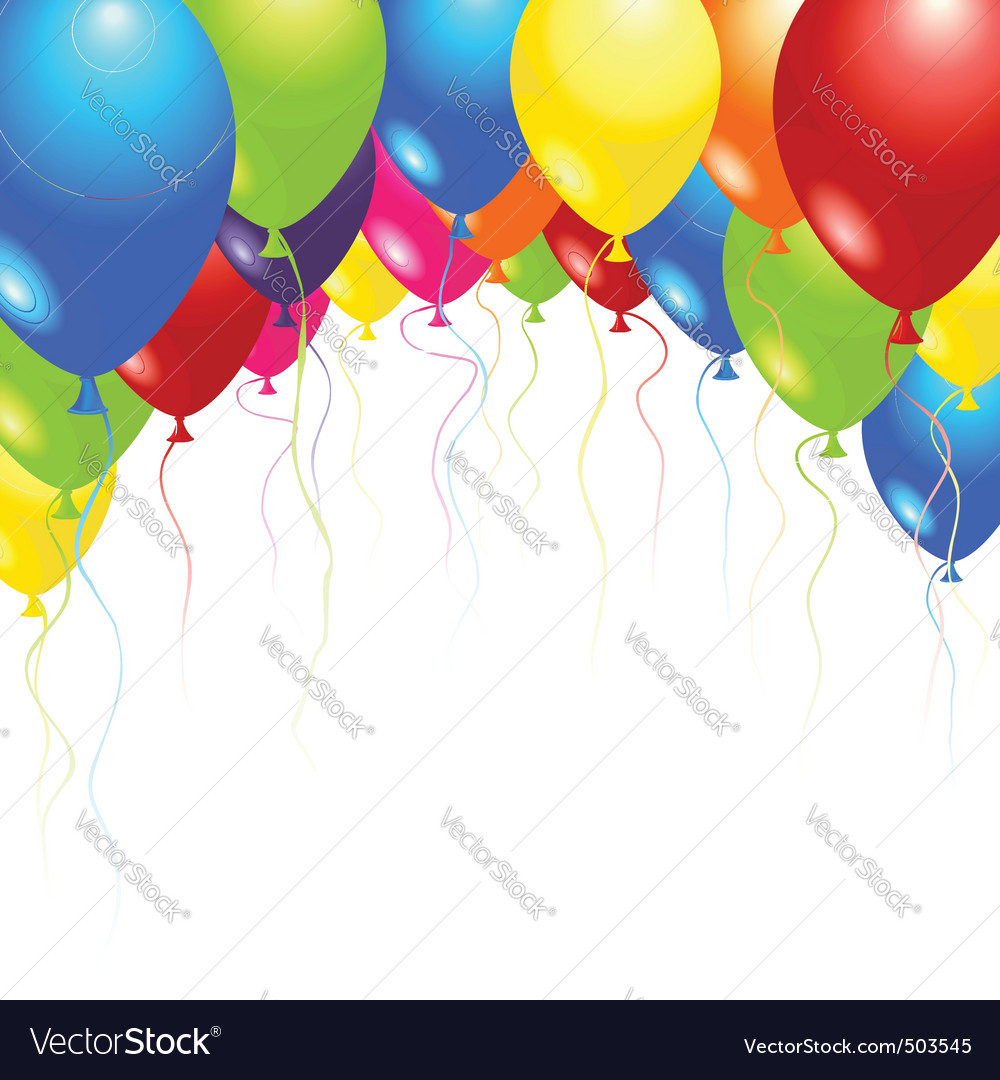 Balloons Royalty Free Vector Image - VectorStock