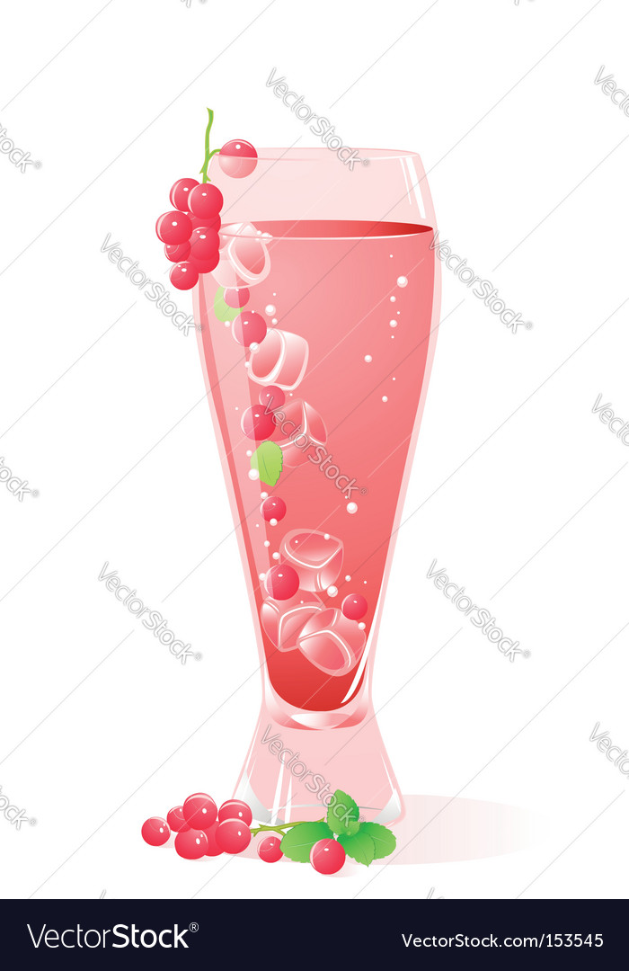 Fruit drink Royalty Free Vector Image - VectorStock