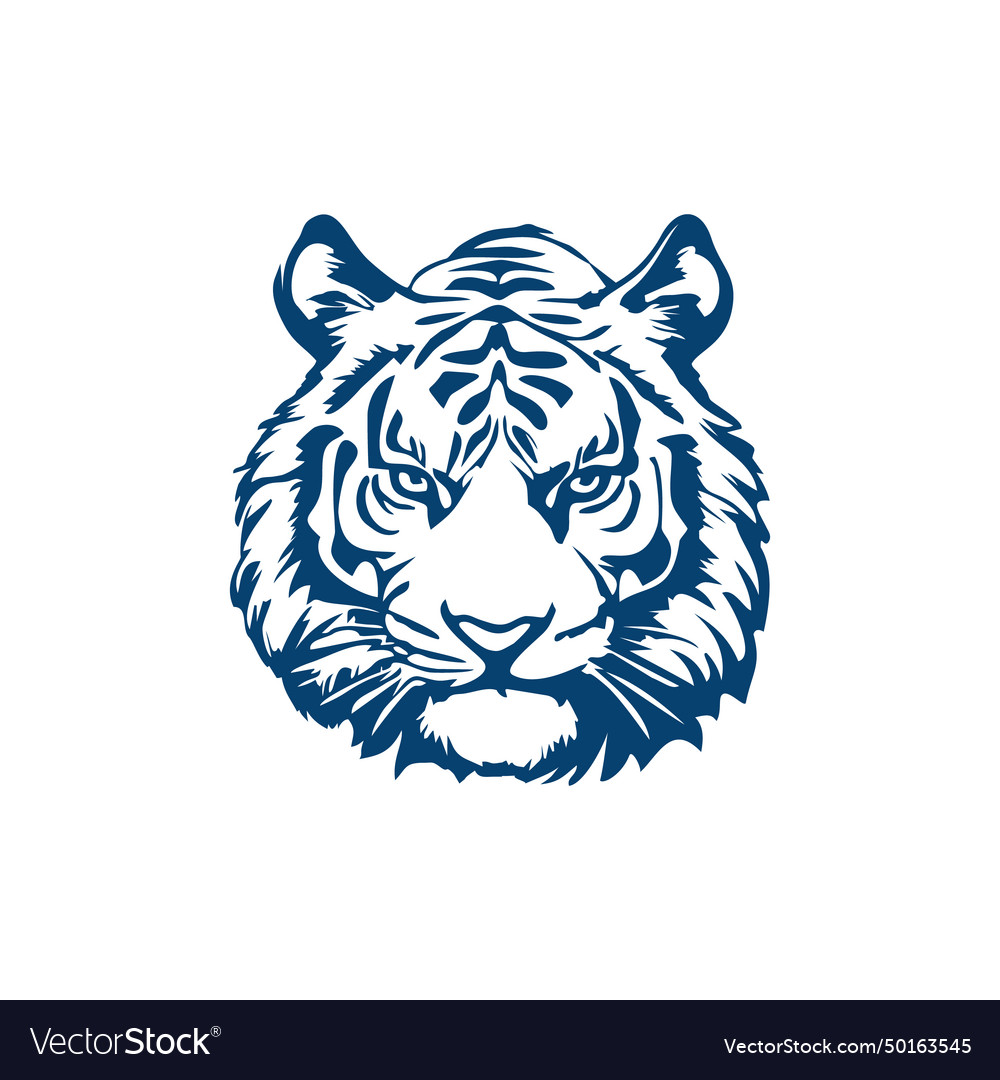 Tiger head Royalty Free Vector Image - VectorStock