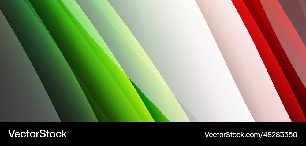 Fluid color gradients with dynamic wave line Vector Image