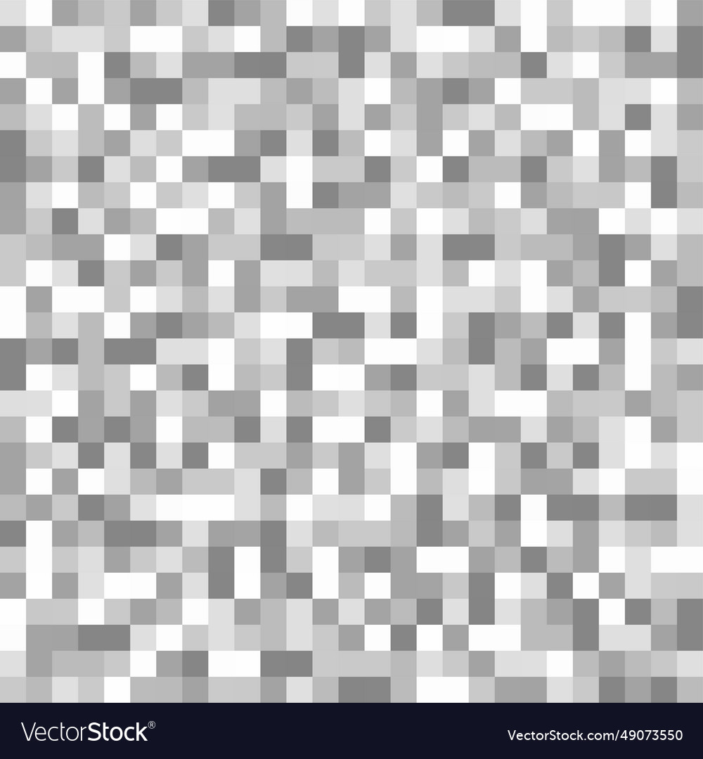 Grey pixel pattern or background Royalty Free Vector Image