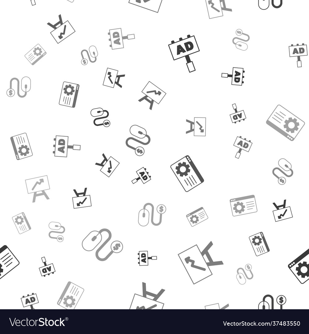 Set Advertising Board With Graph Chart Browser Vector Image