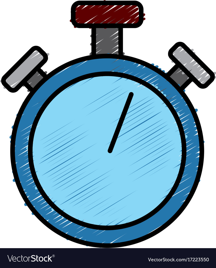 Timer chronometer symbol Royalty Free Vector Image