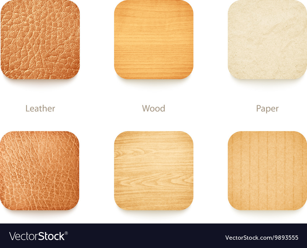 Textures set Royalty Free Vector Image - VectorStock