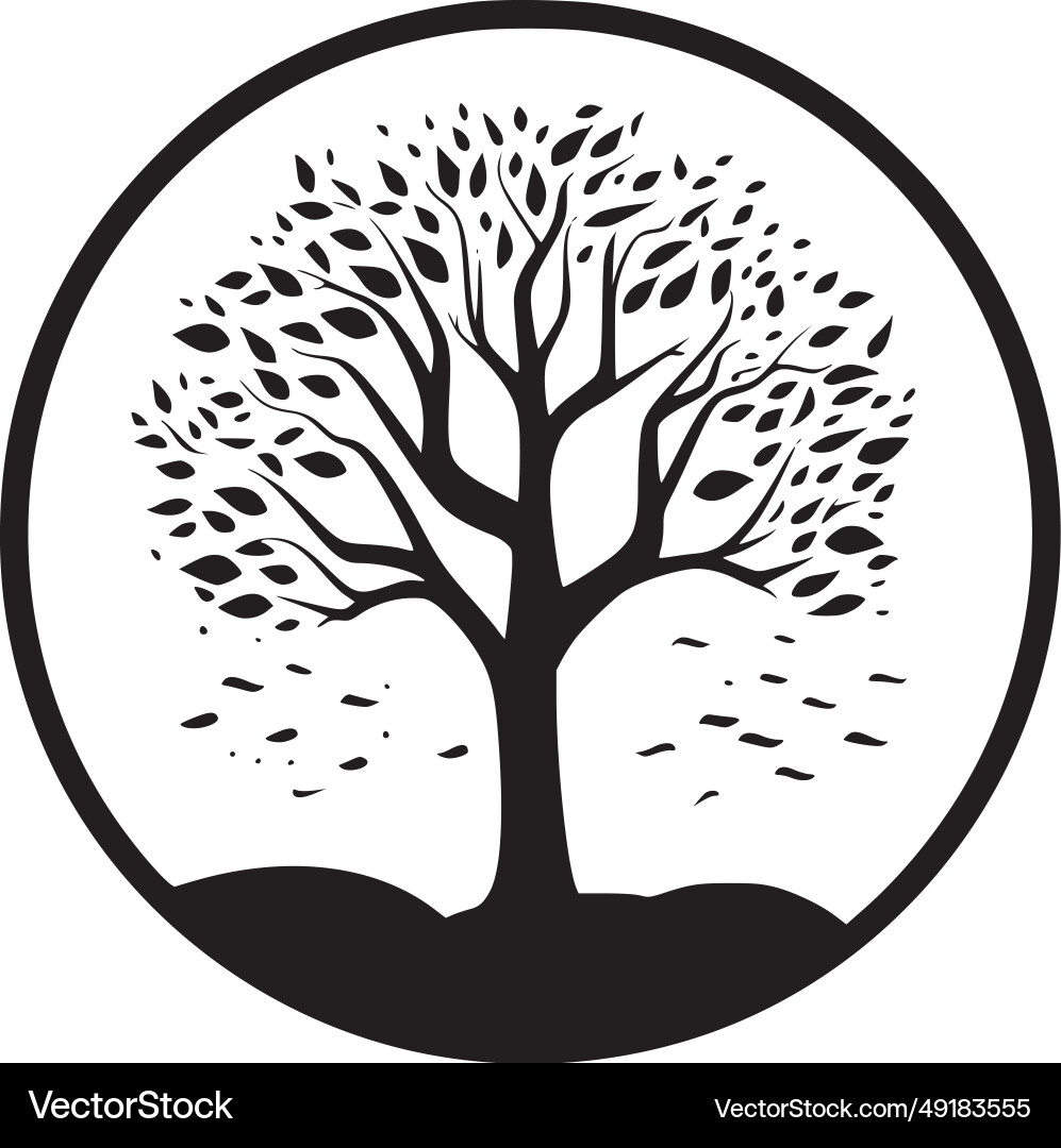 Tree - high quality logo ideal for t-shirt Vector Image