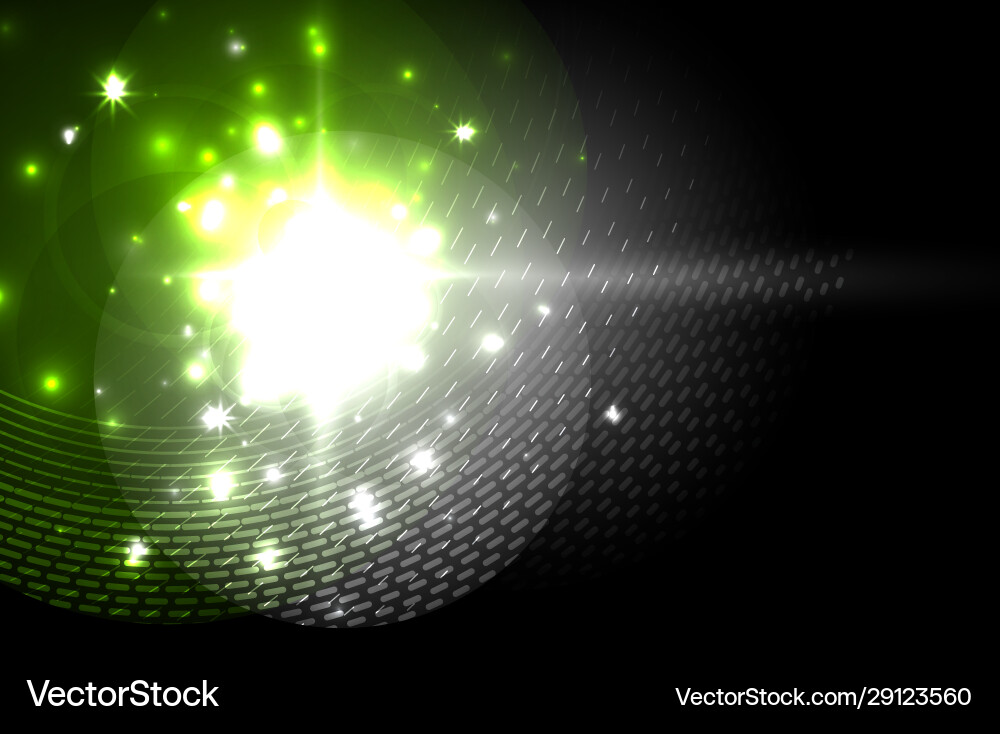 Glowing neon light holiday decoration Royalty Free Vector
