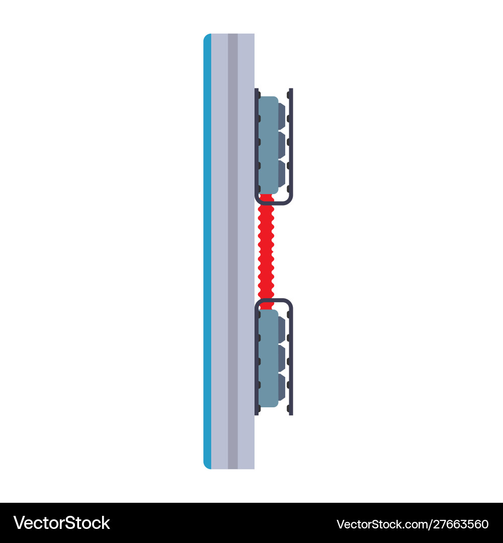 Solar collector panel icon alternative energy sun Vector Image