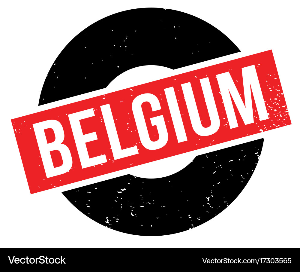 Belgium rubber stamp Royalty Free Vector Image