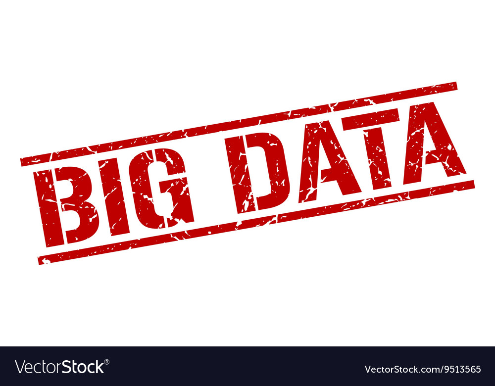 Big data stamp Royalty Free Vector Image - VectorStock