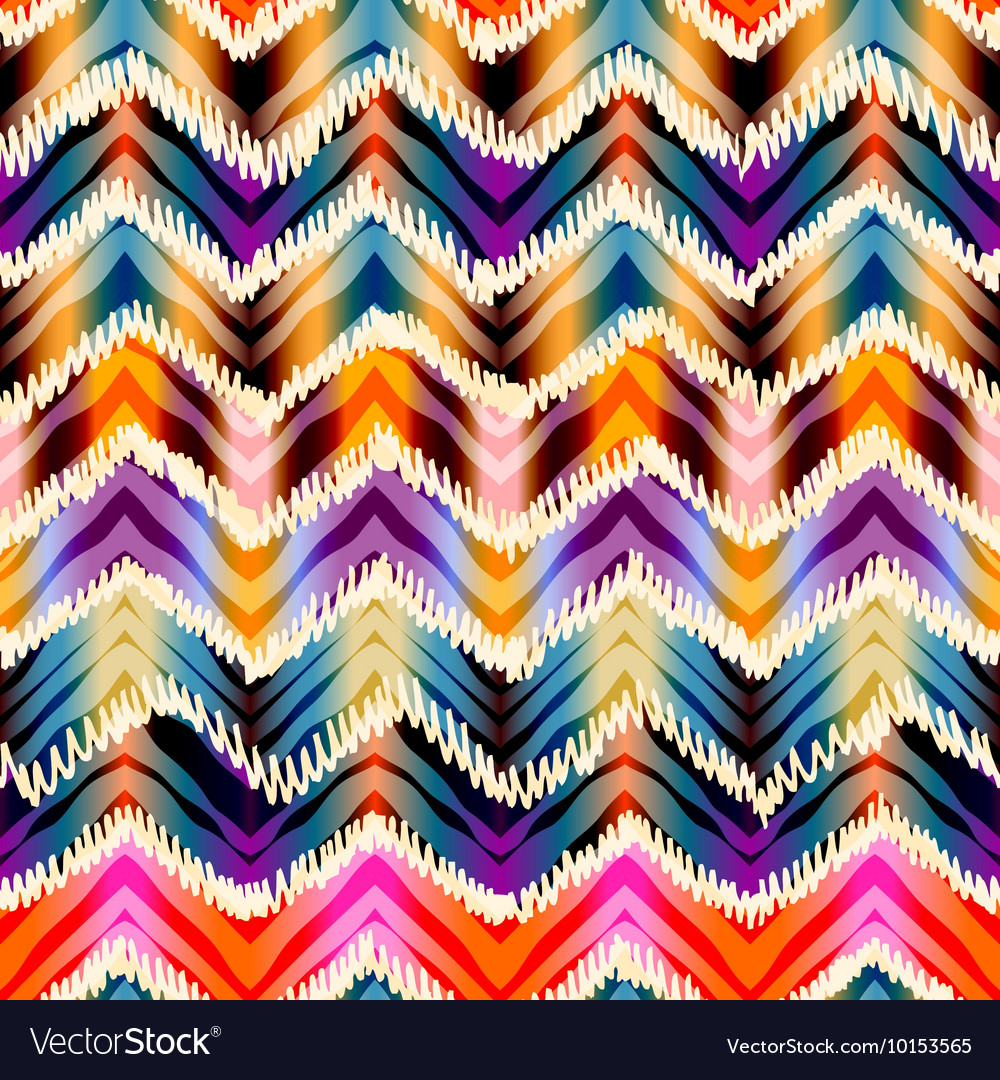 Ethnic chevron pattern Royalty Free Vector Image