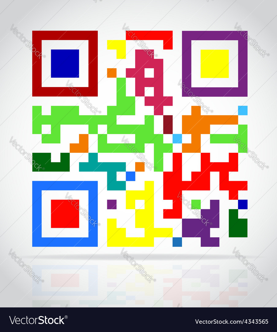 Qr code 03 Royalty Free Vector Image - VectorStock
