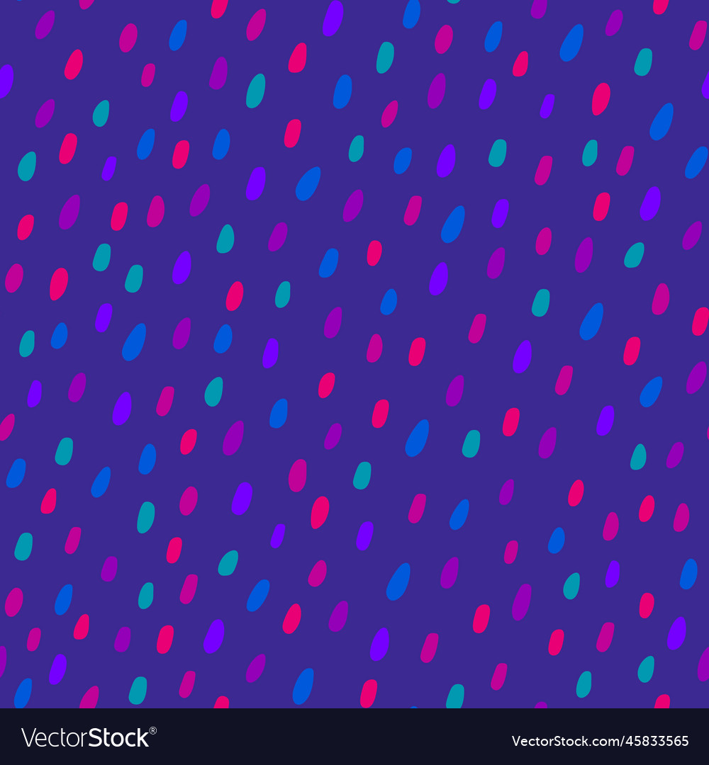 Seamless pattern with colored drops Royalty Free Vector