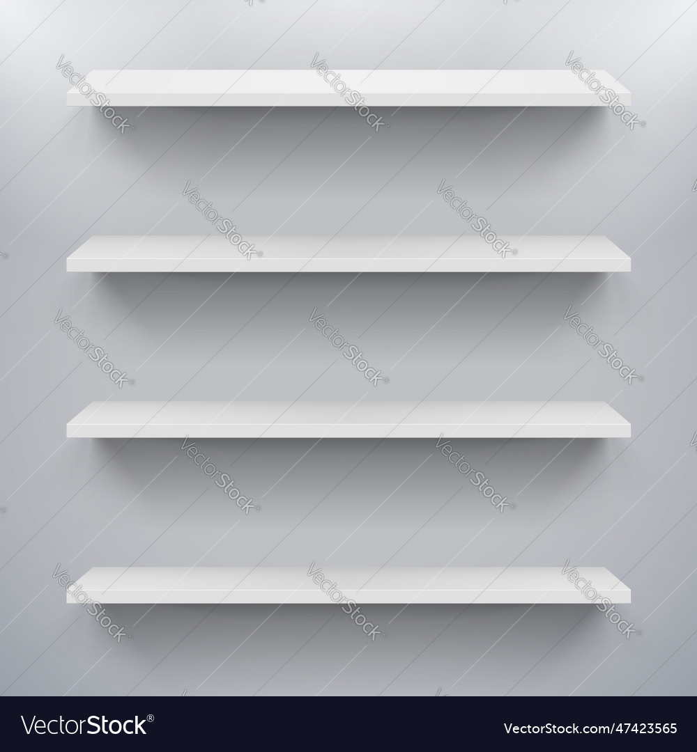 Shelves Royalty Free Vector Image - VectorStock