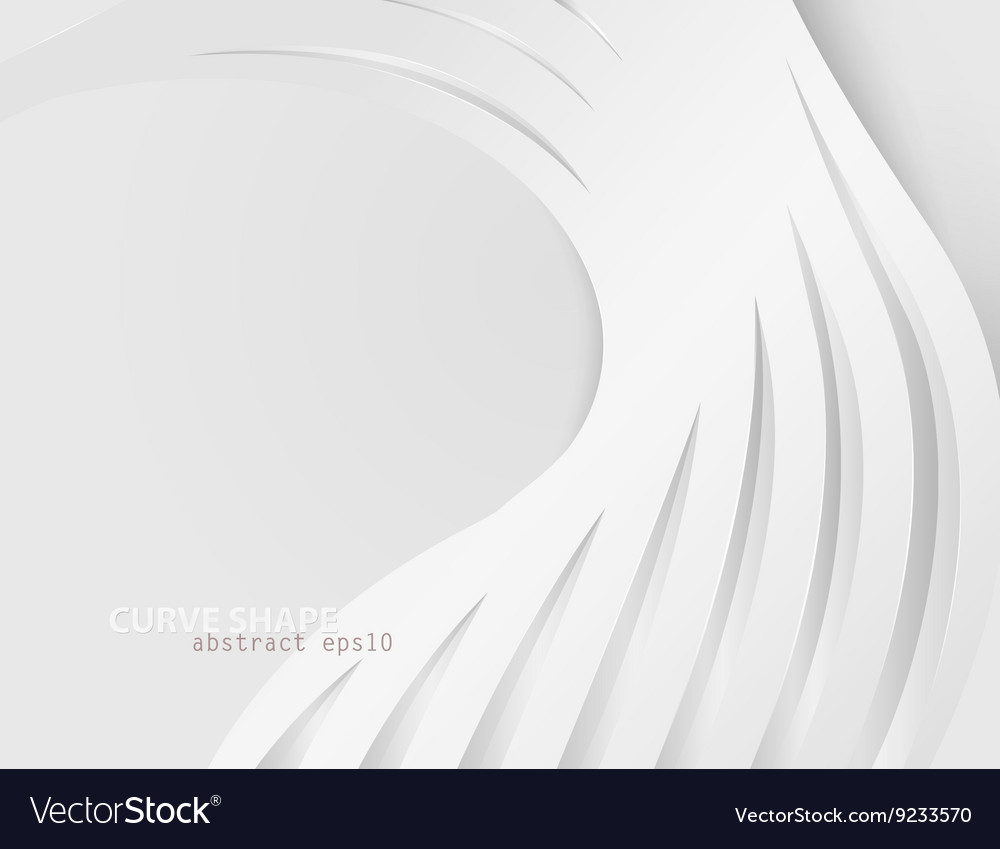 Abstract curve shape Royalty Free Vector Image