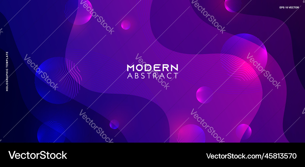 Abstract neon background with ultraviolet colors Vector Image