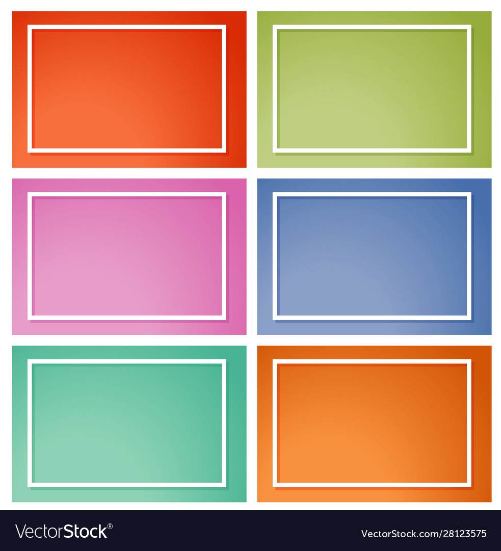 Background templates with frames Royalty Free Vector Image