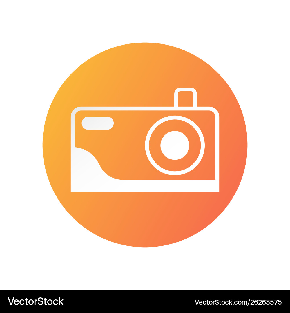 Camera icon design for showing that place can Vector Image