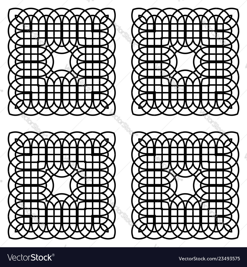 Design seamless monochrome square pattern Vector Image Design seamless monochrome square pattern Vector Image