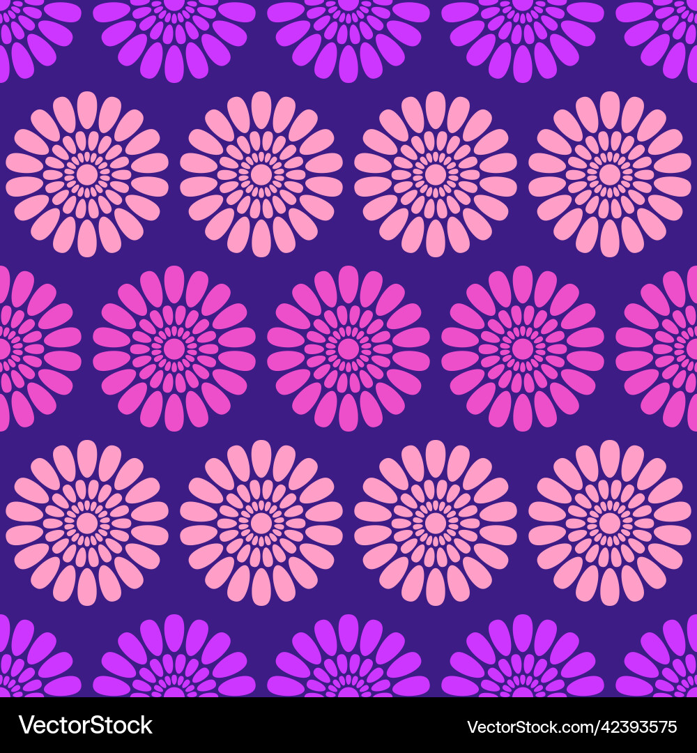 Seamless african fashion pattern with circles Vector Image