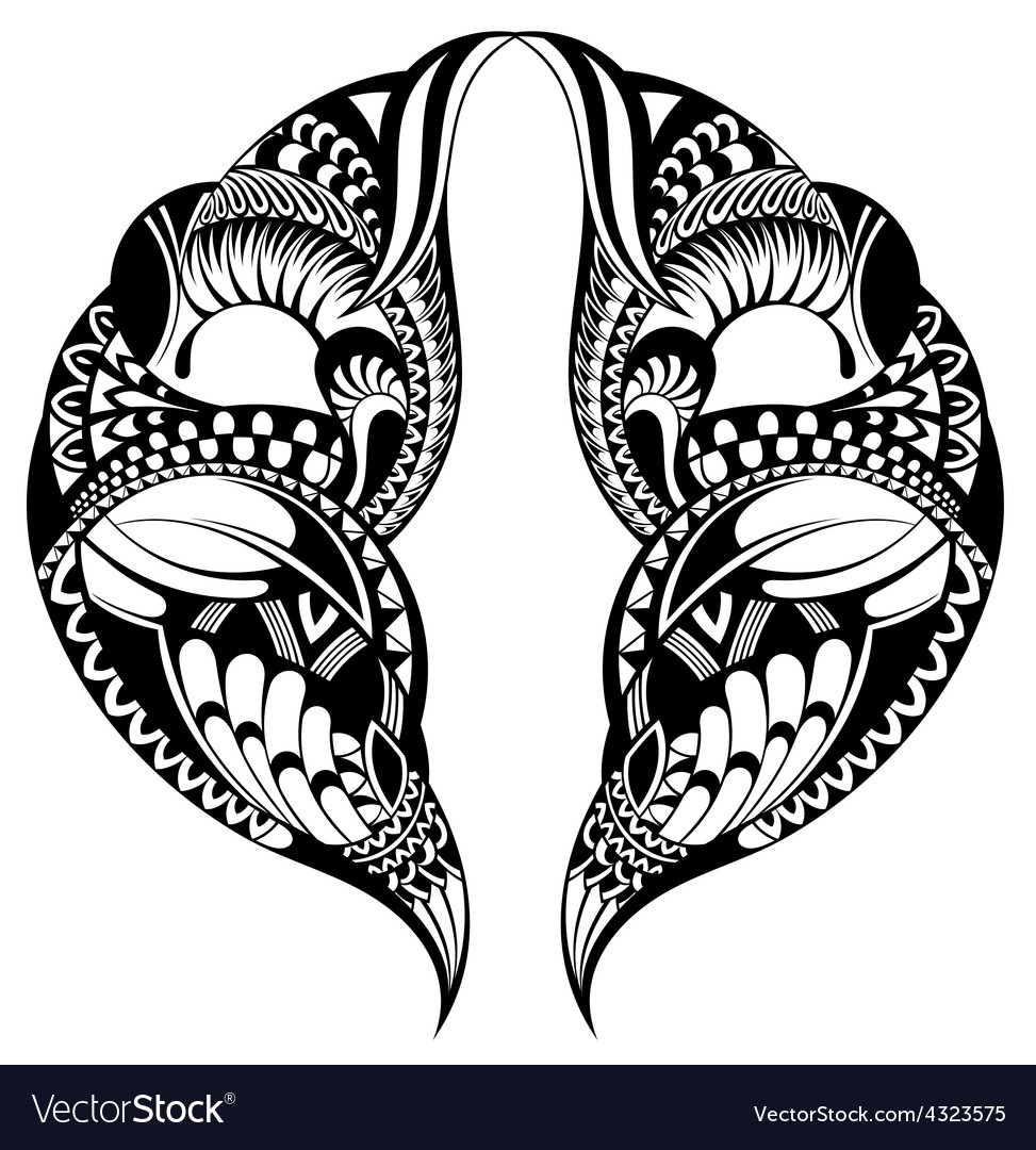 Tattoo pattern Royalty Free Vector Image - VectorStock