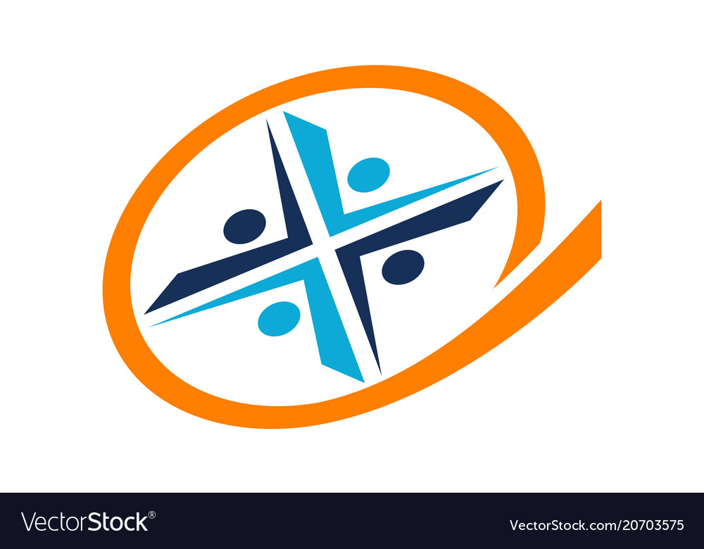 Team work solution Royalty Free Vector Image - VectorStock