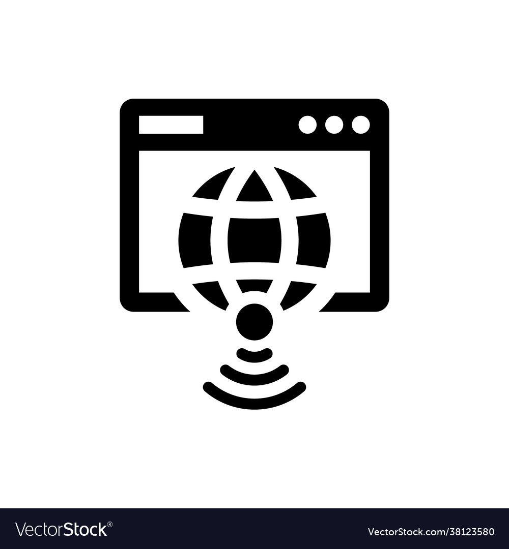 Network connection icon eps file Royalty Free Vector Image