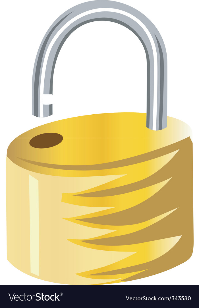 Padlock Royalty Free Vector Image - VectorStock