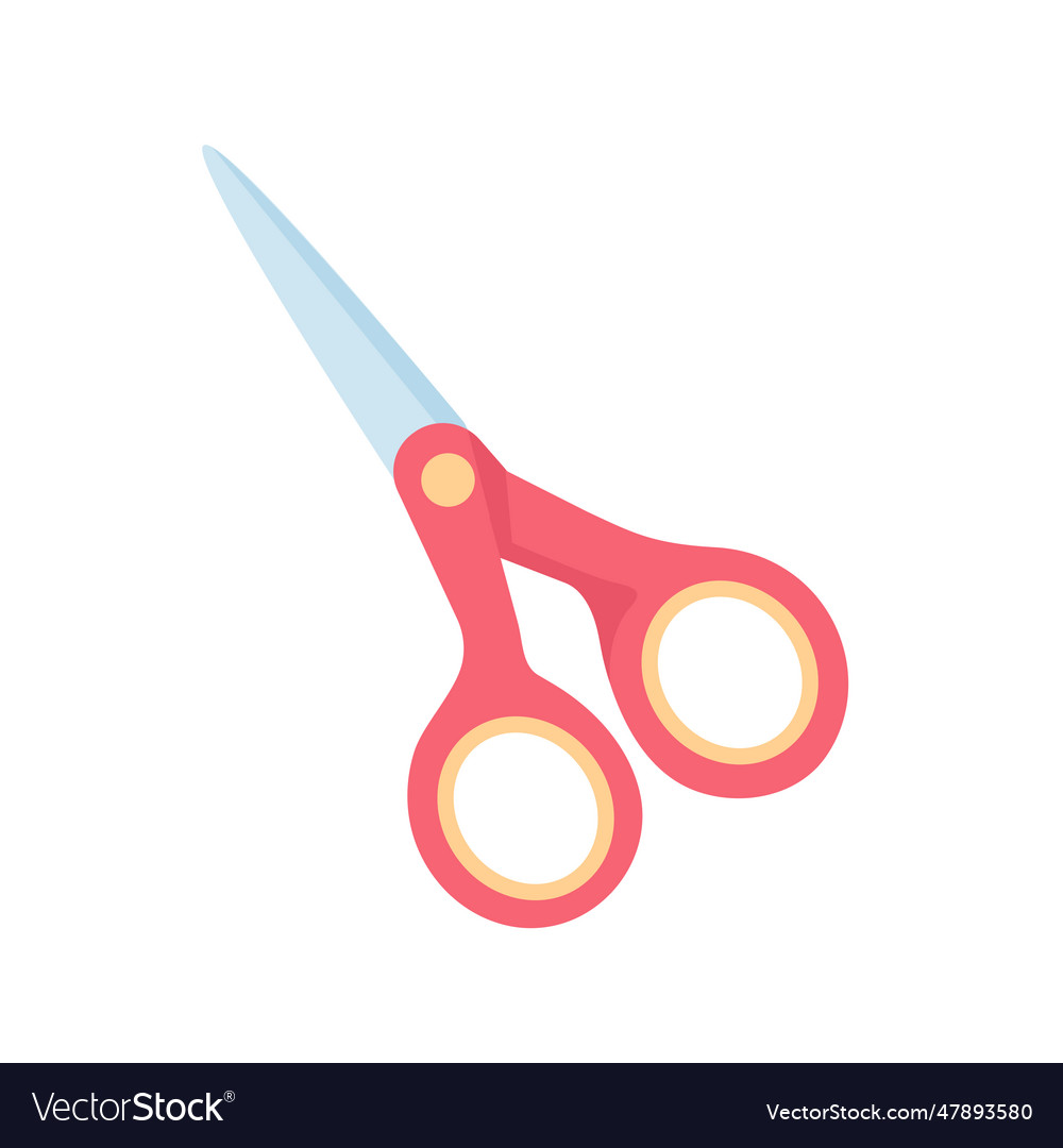 Scissors for cutting paper welcome back to school Vector Image