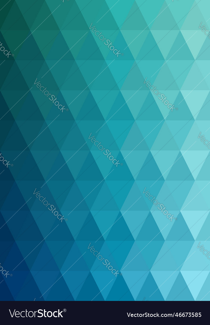 Background pattern triangle shape ocean blue Vector Image