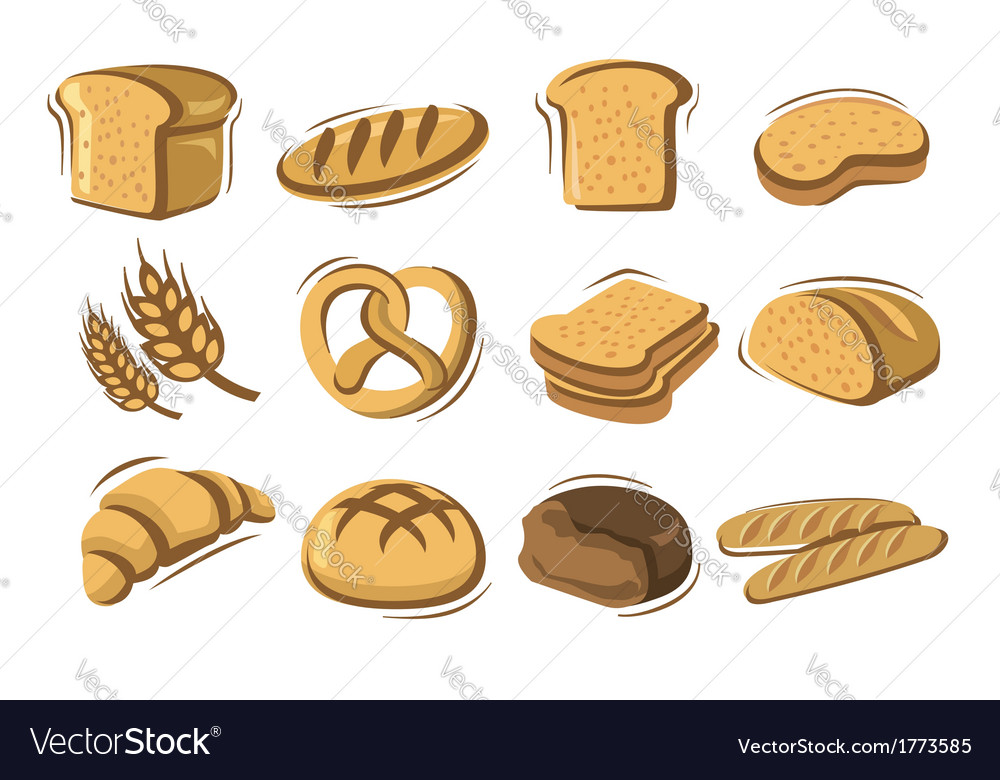 Bread Royalty Free Vector Image - VectorStock
