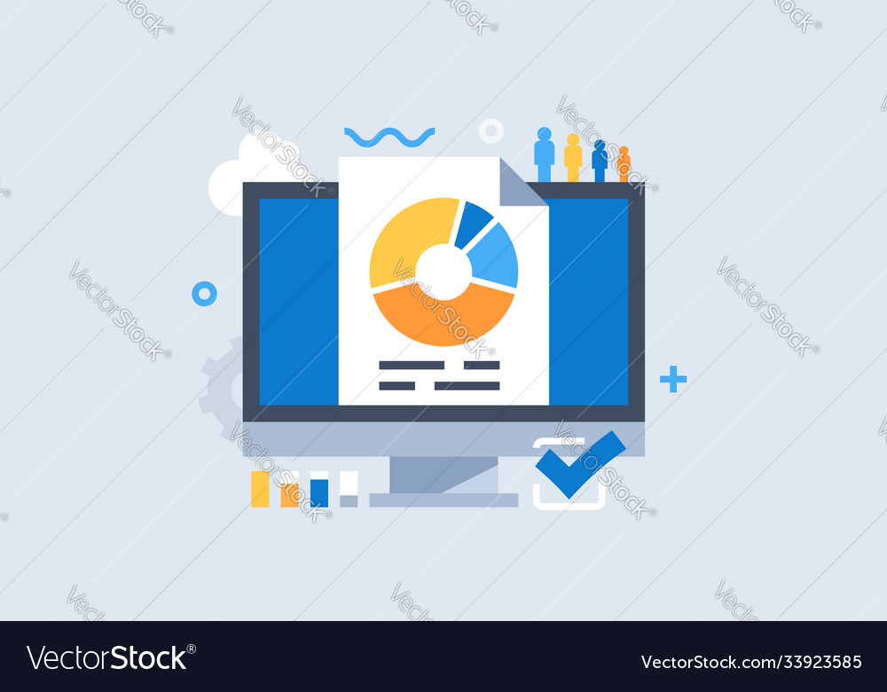 Data check Royalty Free Vector Image - VectorStock