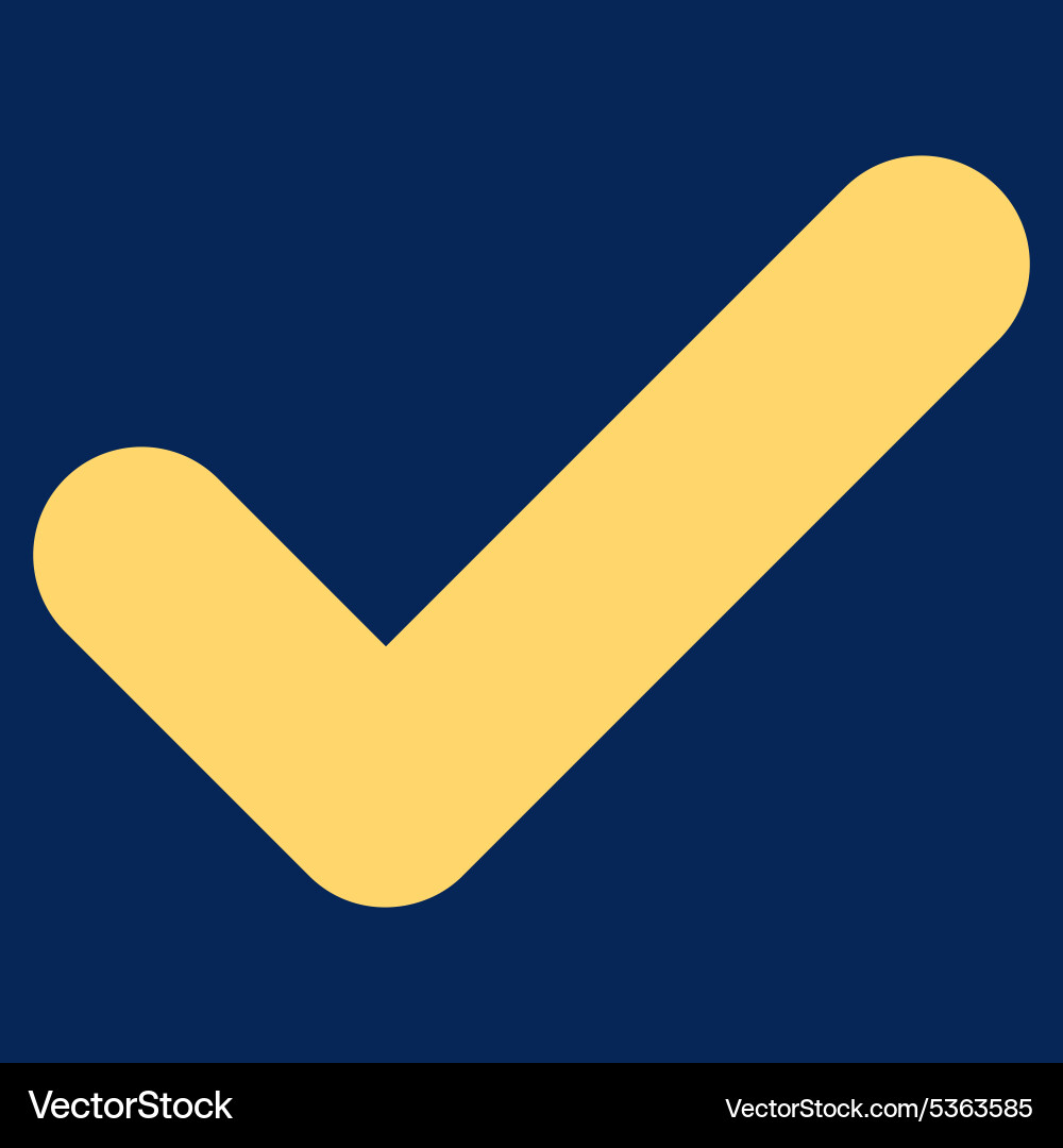 Yes icon from business bicolor set Royalty Free Vector Image