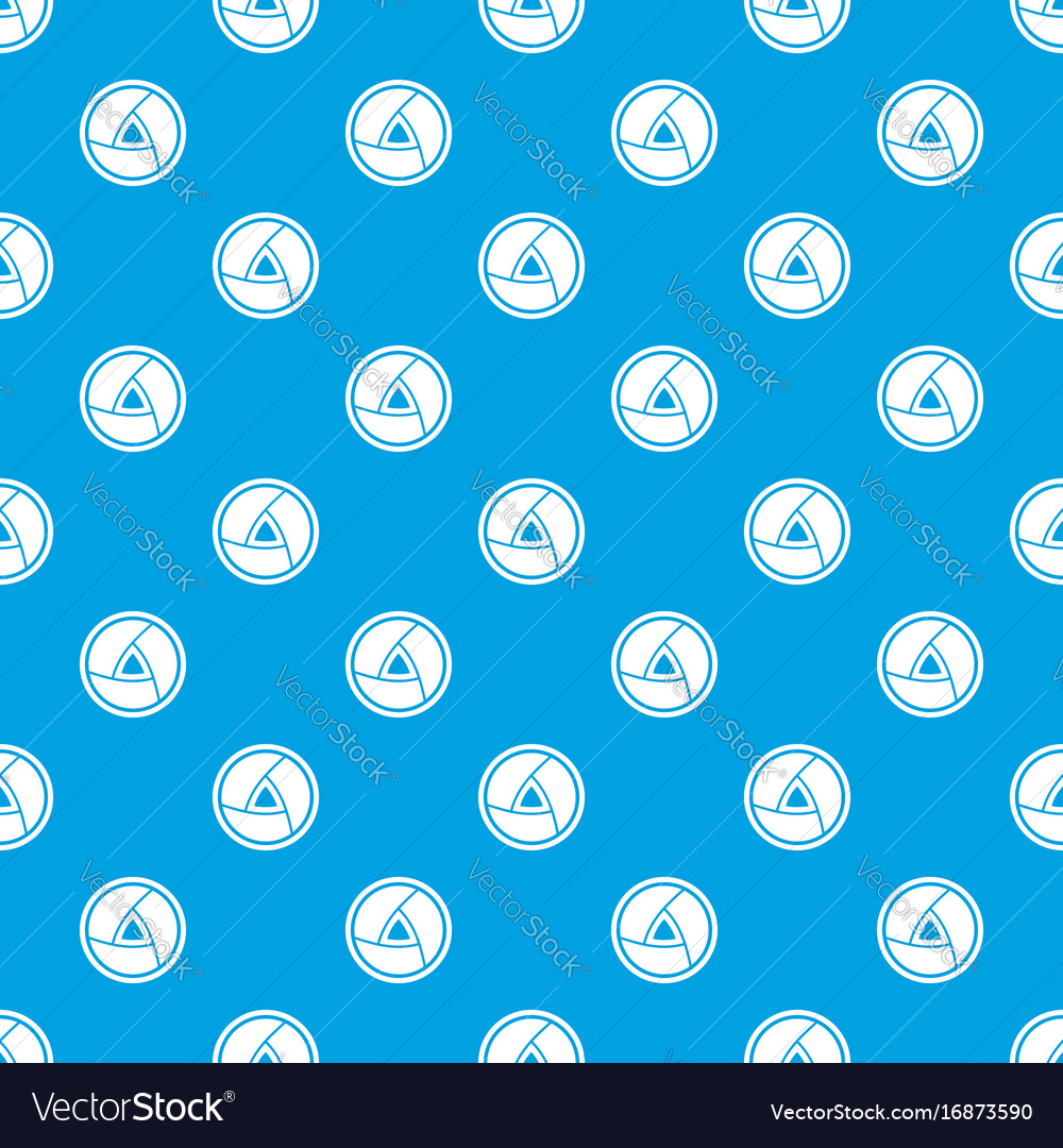 Objective pattern seamless blue Royalty Free Vector Image