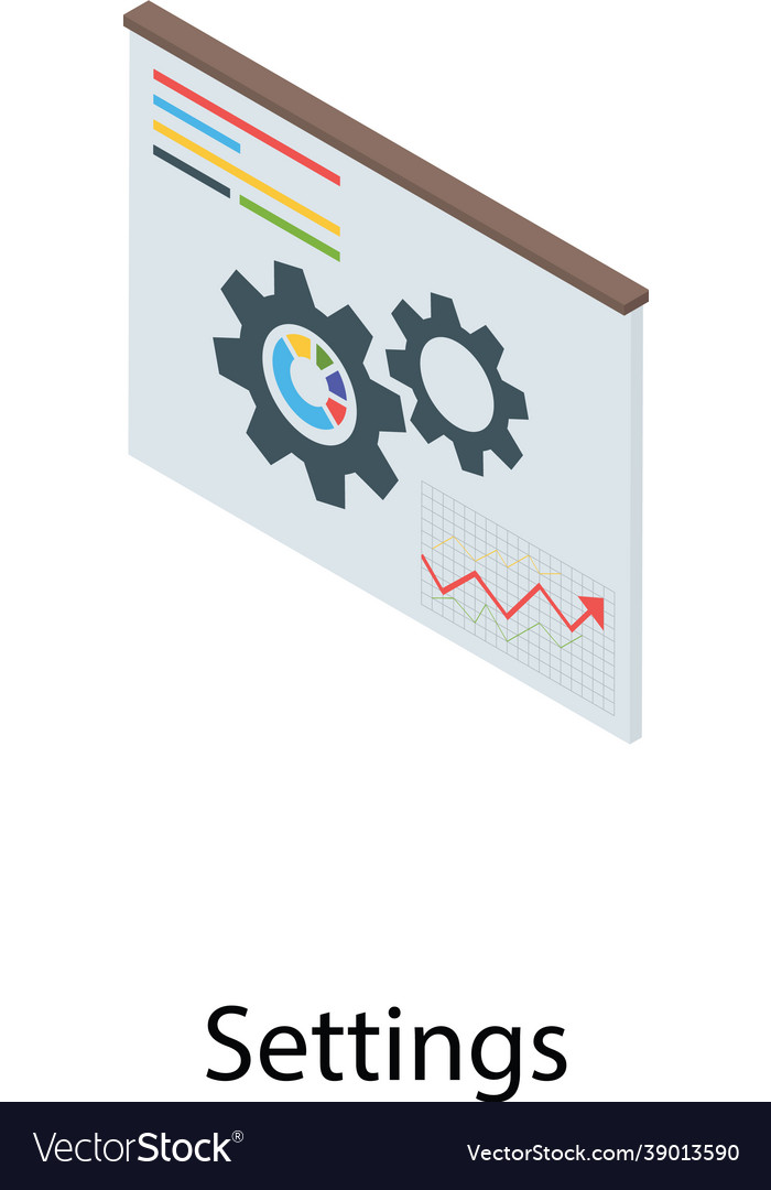 Setting Royalty Free Vector Image - VectorStock