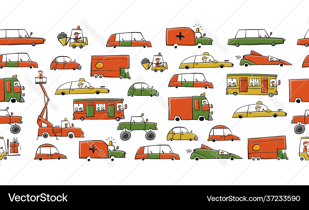 Scrapbooking Modern Traffic Jam Seamless File Craft Supplies & Tools ...