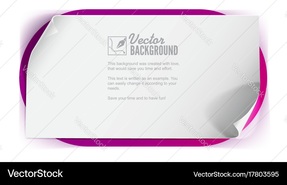 Banner background for advertising and Royalty Free Vector