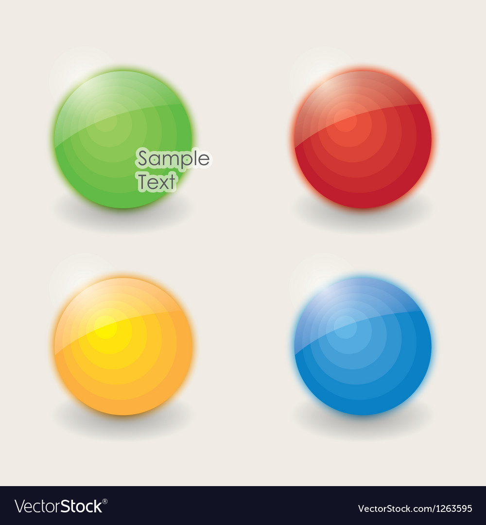 Colored sphere Royalty Free Vector Image - VectorStock