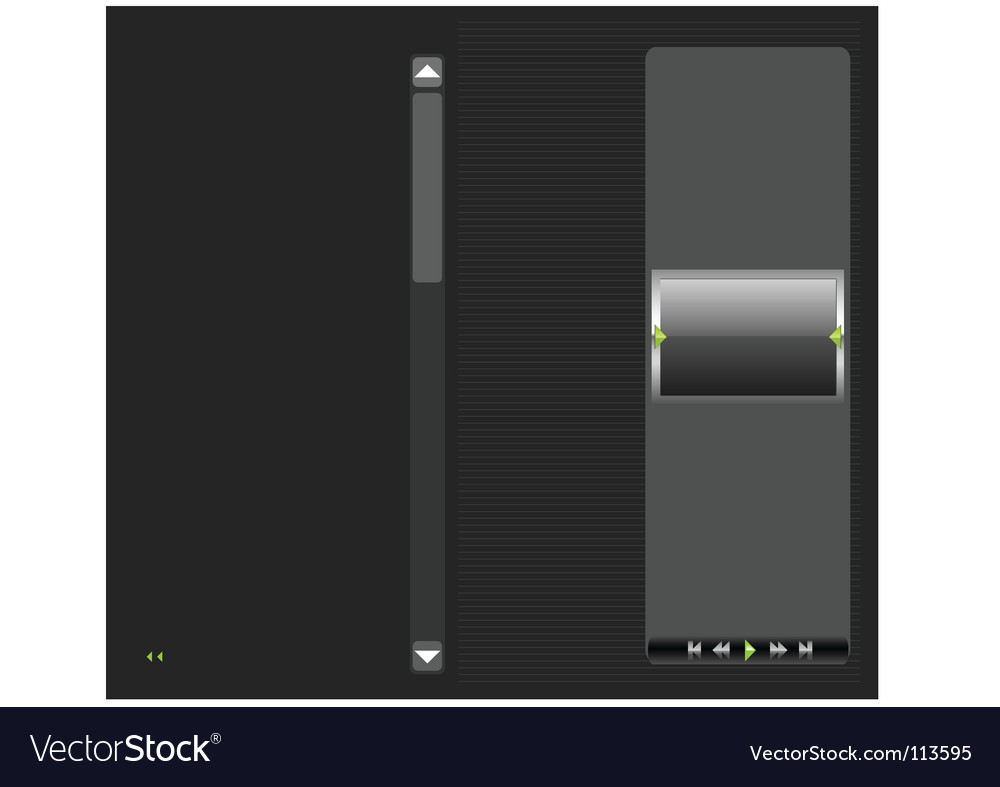 Controls Royalty Free Vector Image - VectorStock