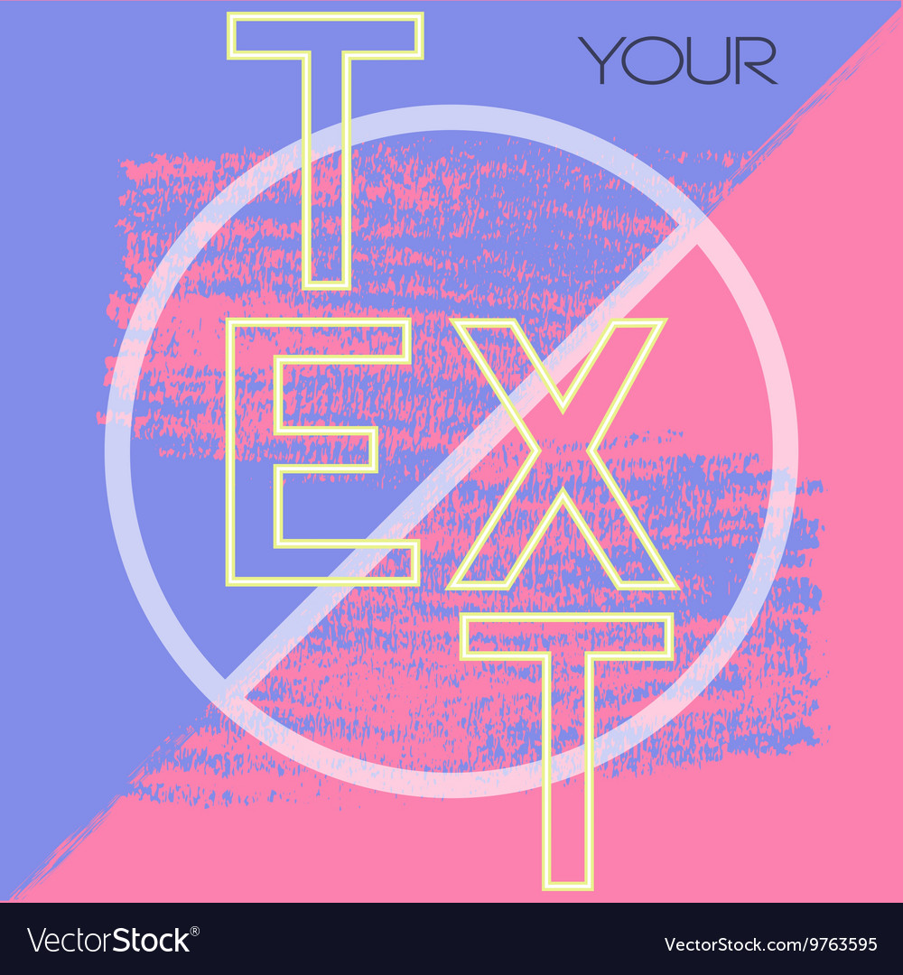 Graphic design backgrounds Creative universal Vector Image