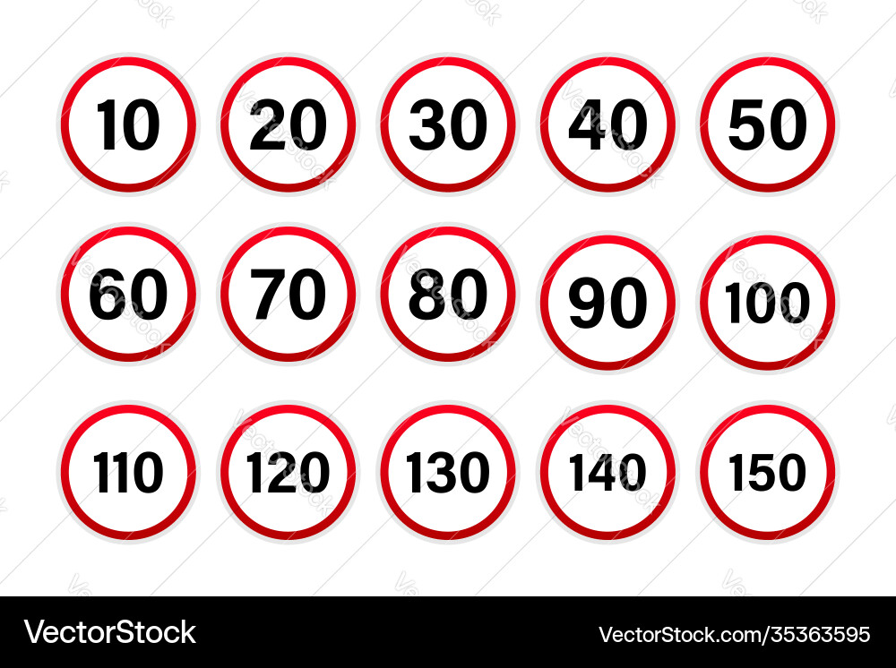 Miles road sign for web design black background Vector Image