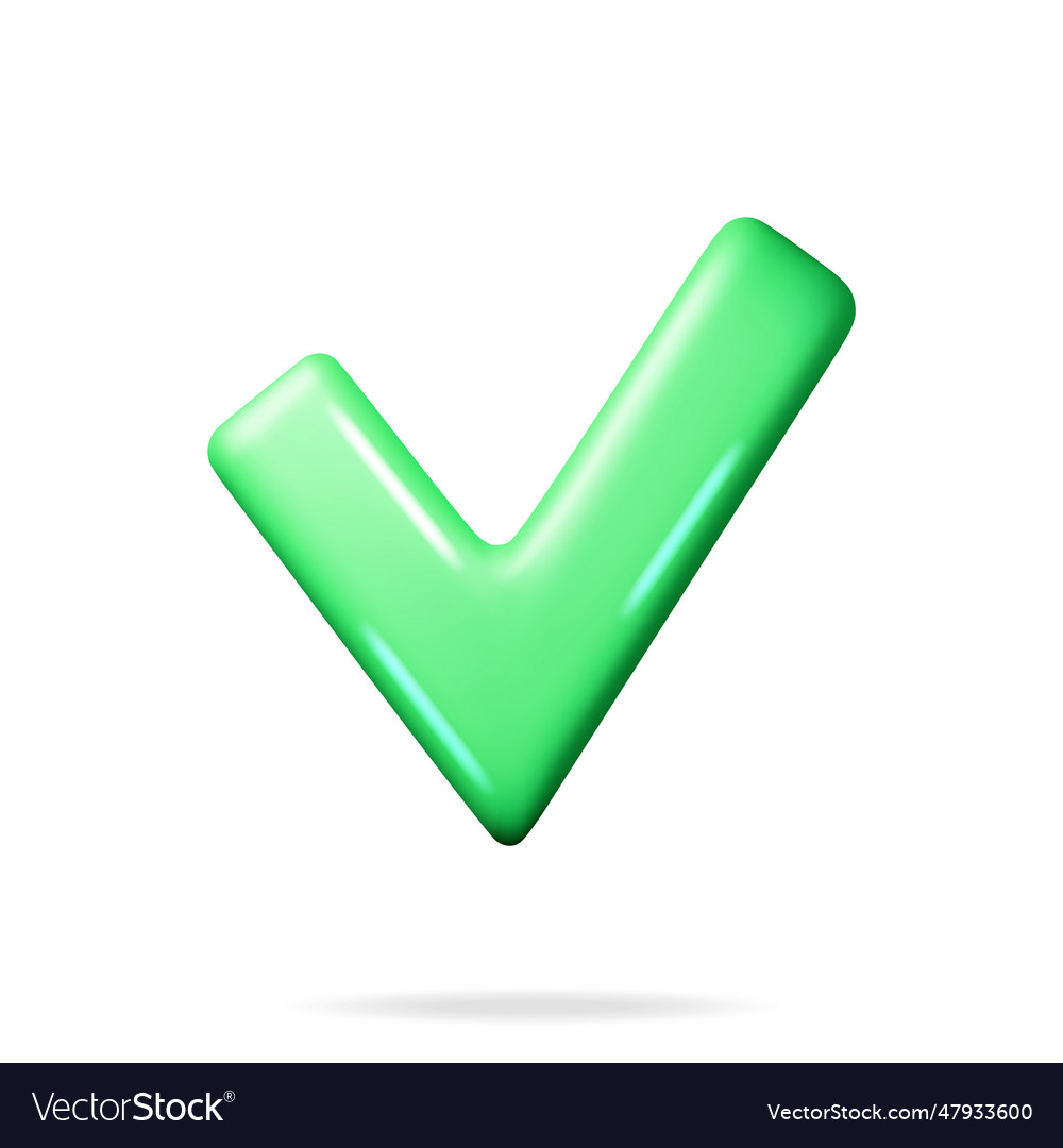 3d right button shape Royalty Free Vector Image