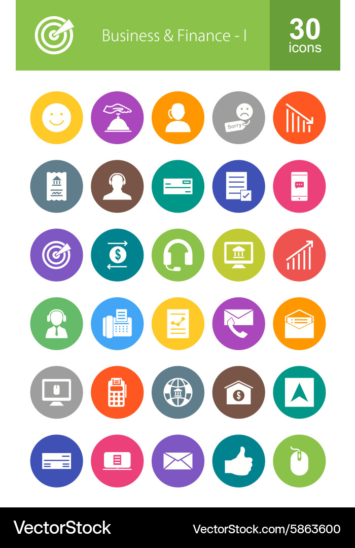 Business and finance Royalty Free Vector Image