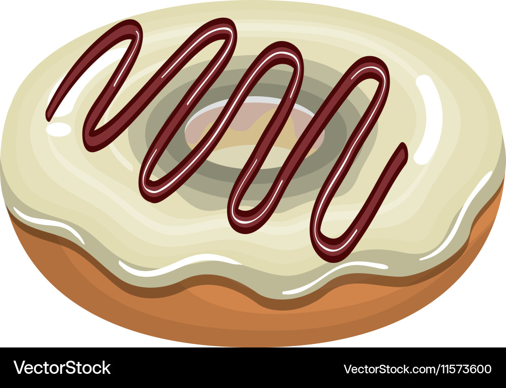 Delicious sweet donuts icon Royalty Free Vector Image
