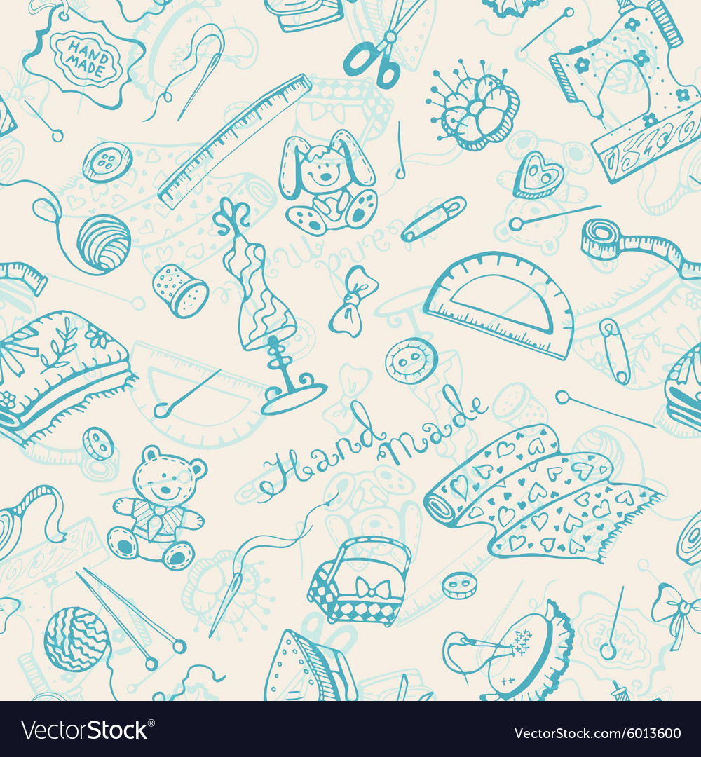 Handmade pattern Royalty Free Vector Image - VectorStock