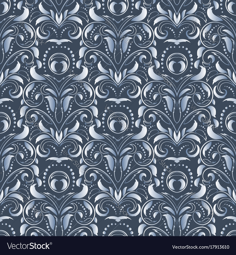 Baroque seamless pattern Royalty Free Vector Image