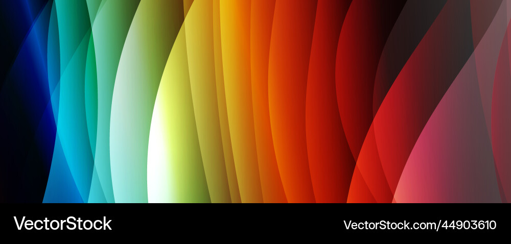 Fluid wave lines with trendy color gradient Vector Image