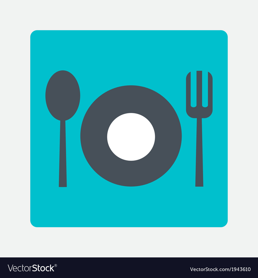 Tableware icon Royalty Free Vector Image - VectorStock