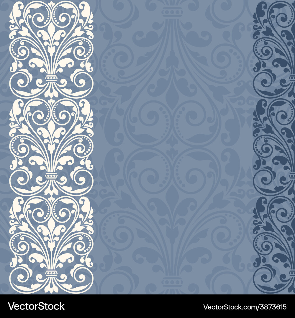 Floral pattern for invitation or greeting card Vector Image